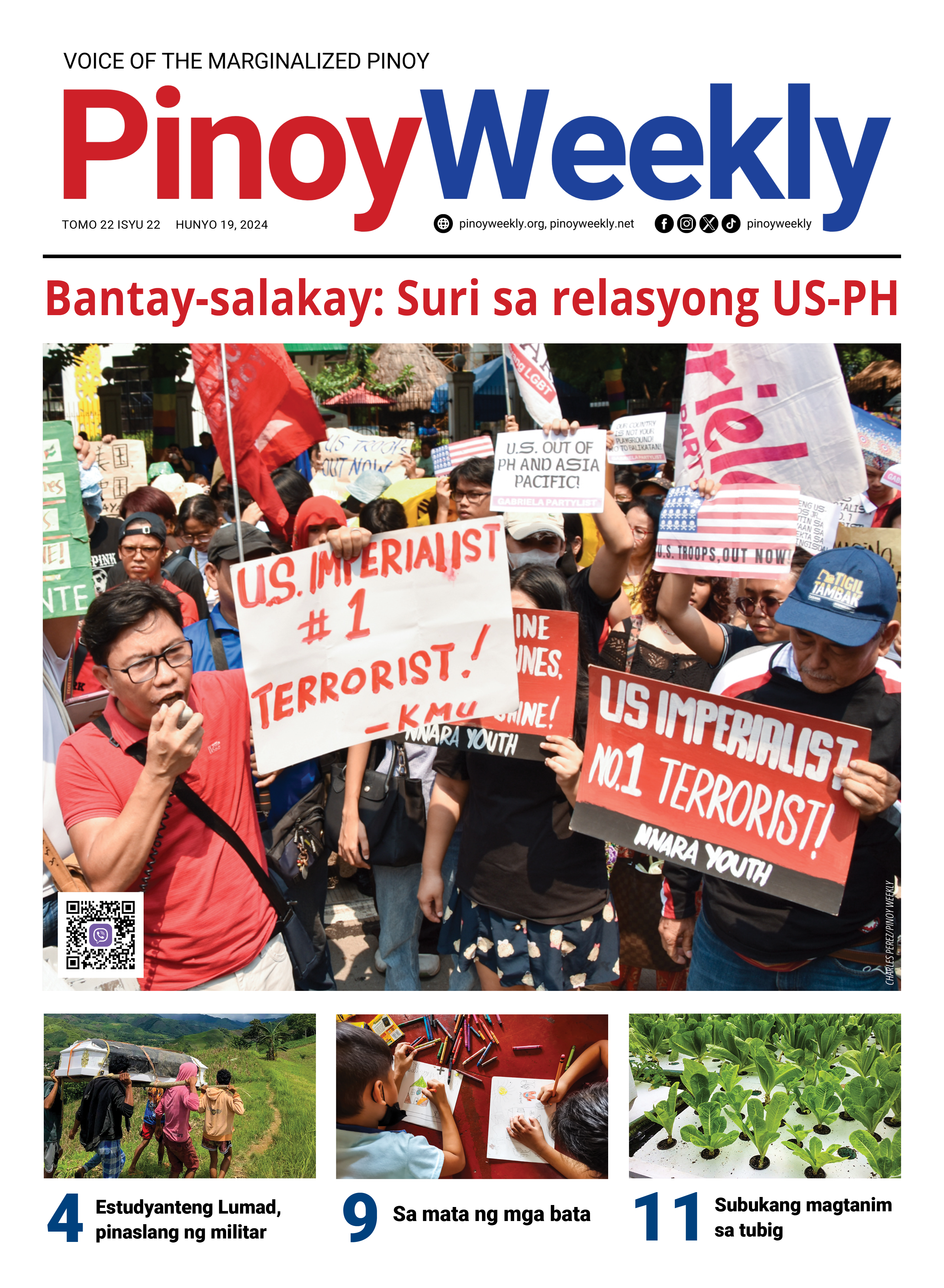 Tomo 22, Isyu 22 – Pinoy Weekly